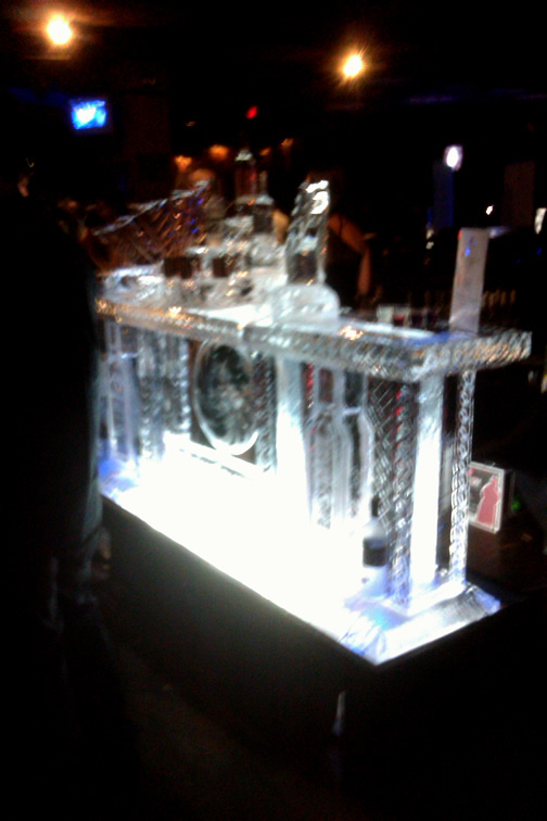 Functional 8 Ft. Ice Bar